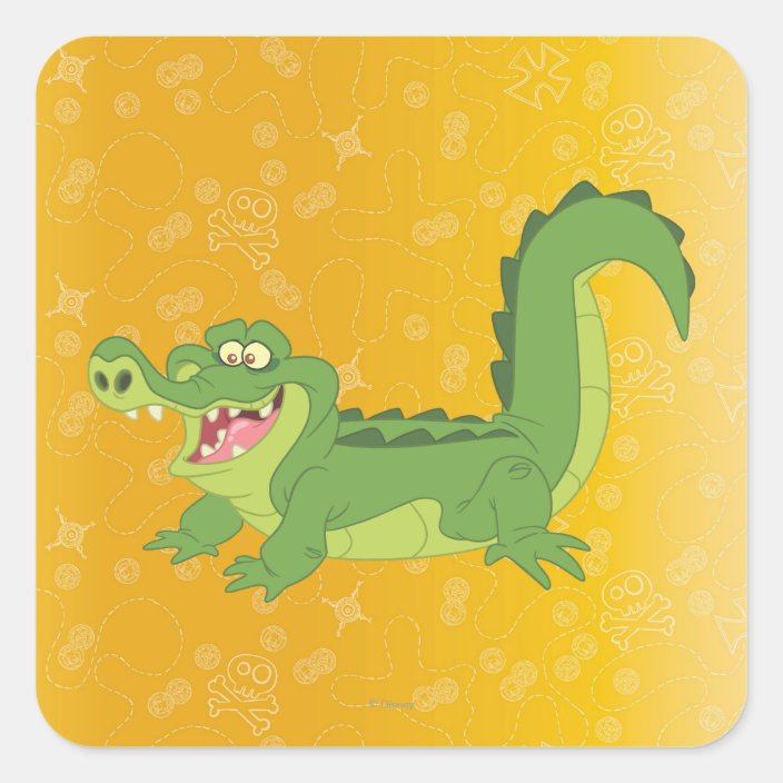Jake and the Never Land Pirates | Croc Square Sticker | Zazzle.com
