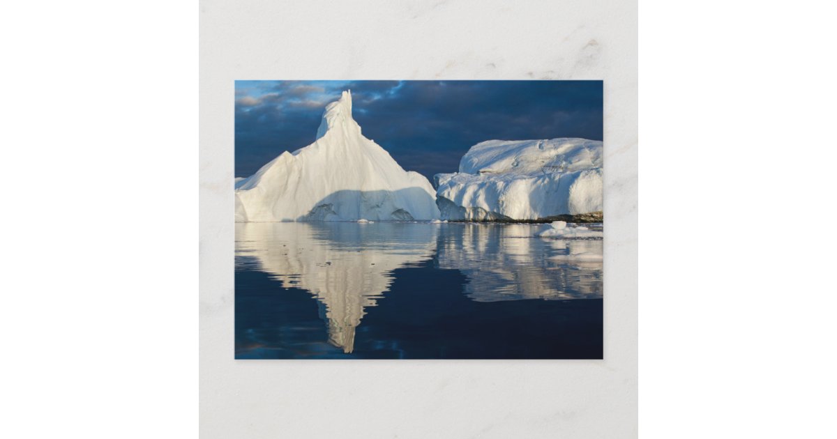 Jakobshavn Glacier Disko Bay Ilulissat, Greenland Postcard | Zazzle