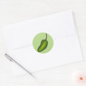 Jalapeno Pepper Spicy Hot Green Jalapenos Veggie Classic Round Sticker ...