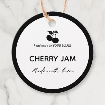 Jam Jar Hang Tag Packaging Design | Zazzle