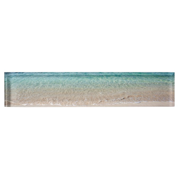 Jamaica Beach Desk Name Plate | Zazzle