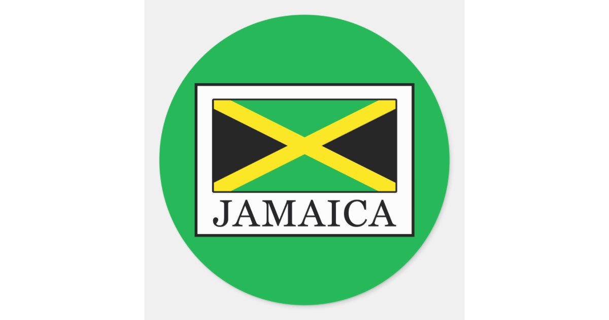 Jamaica Classic Round Sticker | Zazzle