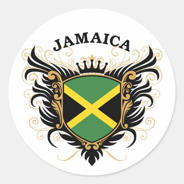 Jamaica Classic Round Sticker | Zazzle
