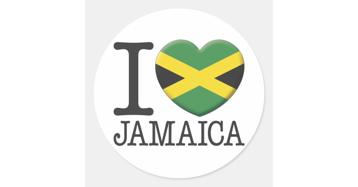 Jamaica Classic Round Sticker | Zazzle