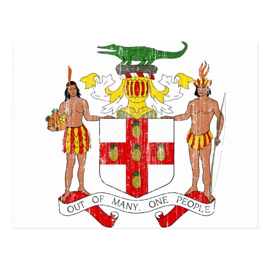 Jamaica Coat Of Arms Postcard | Zazzle.com