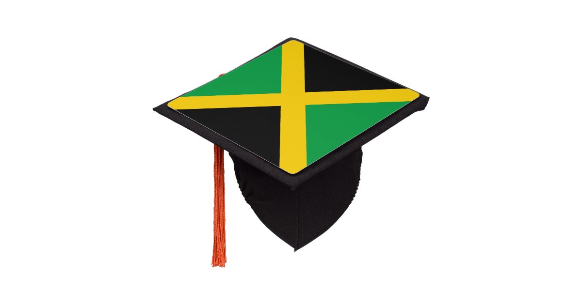 Jamaica Flag Graduation Cap Topper | Zazzle