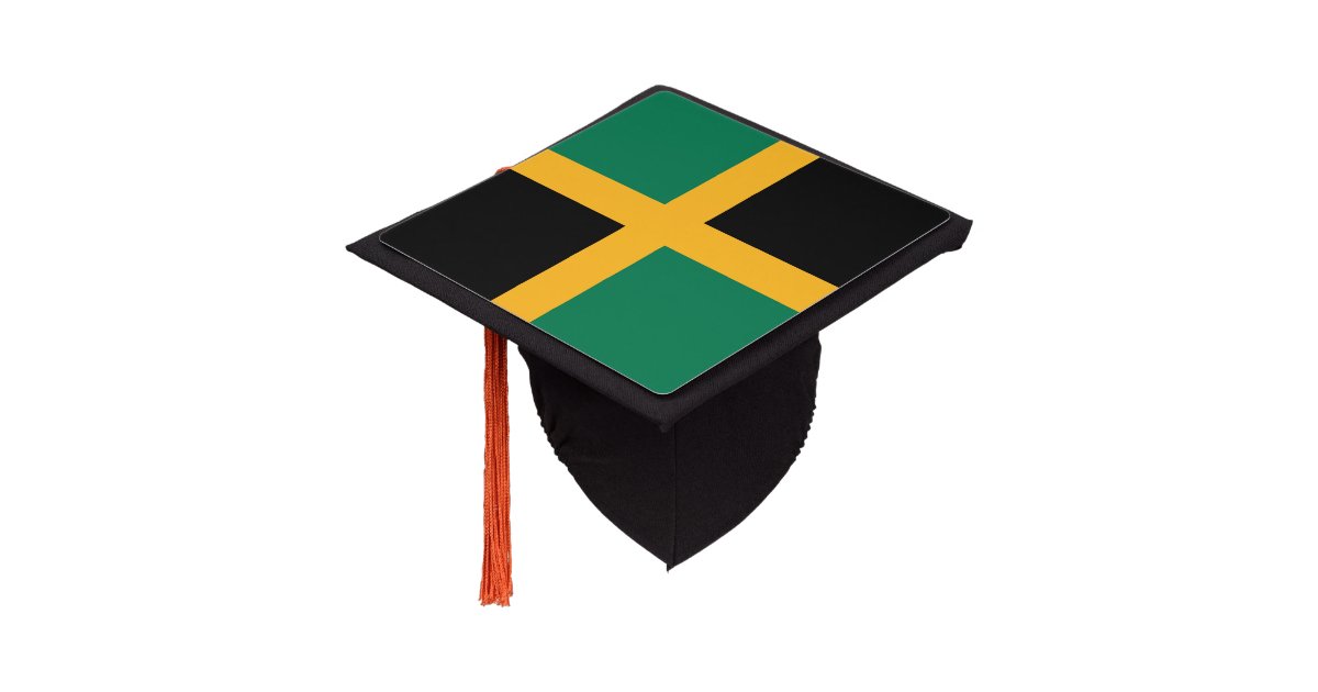 Jamaica Flag Graduation Cap Topper | Zazzle