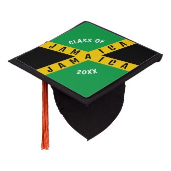 Jamaica Jamaican Flag Class of College High School Graduation Cap ...