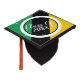 Jamaica Jamaican Flag Colors Stars Class of Graduation Cap Topper | Zazzle