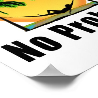 Jamaica No Problem Poster | Zazzle