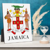 JAMAICA - symbol/coat of arms/flag/colors/emblem Plaque | Zazzle