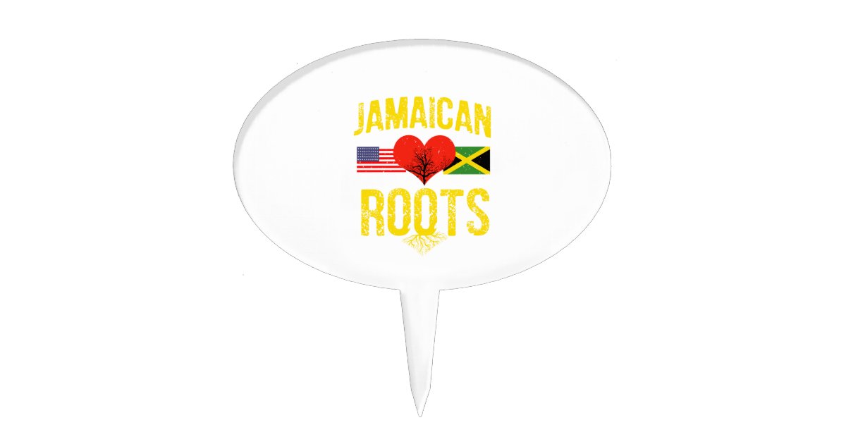 Jamaican American Cake Topper | Zazzle
