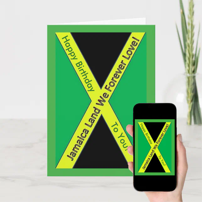 Jamaican Birthday Card | Zazzle