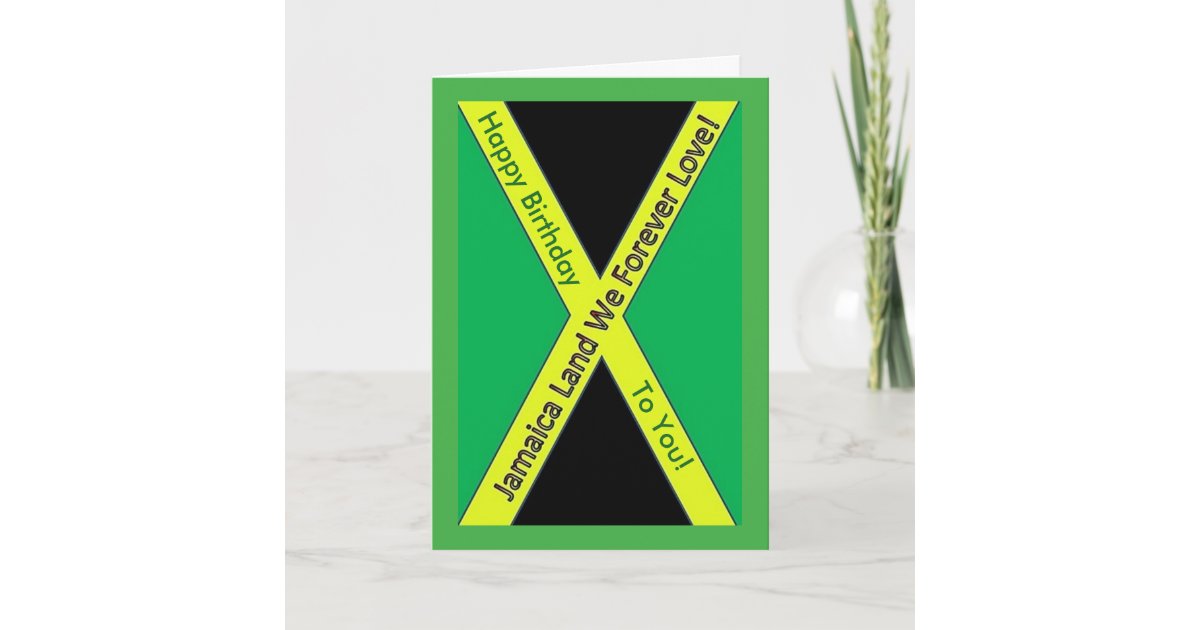 Jamaican Birthday Card | Zazzle
