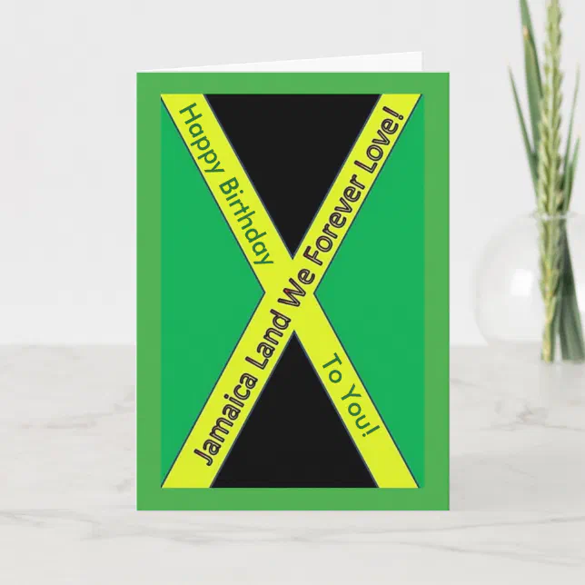 Jamaican Birthday Card | Zazzle