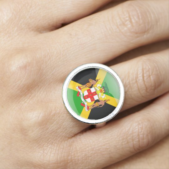 Jamaican Coat of arms Ring | Zazzle.com