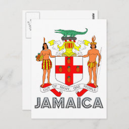 Jamaican Emblem Postcard | Zazzle