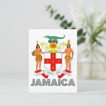 Jamaican Emblem Postcard | Zazzle