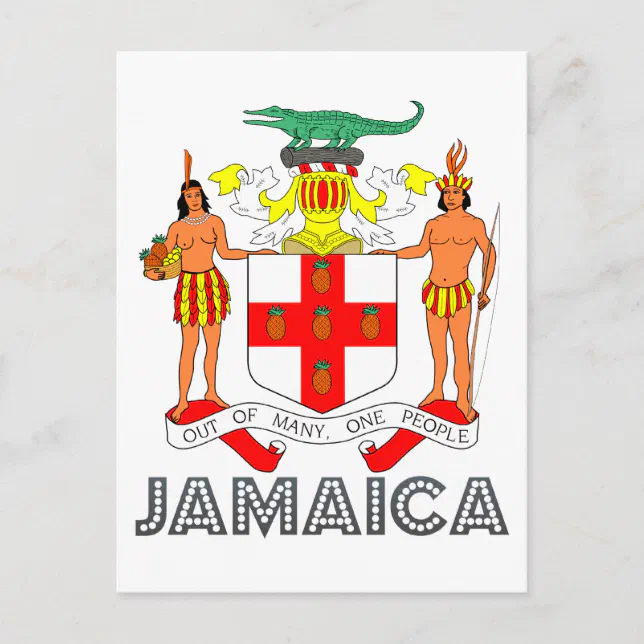 Jamaican Emblem Postcard | Zazzle