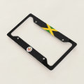 Jamaican flag-coat of arms license plate frame | Zazzle