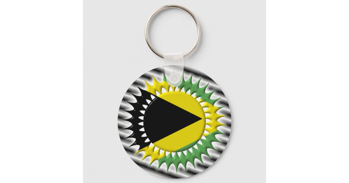 Jamaican Flag Keychain | Zazzle