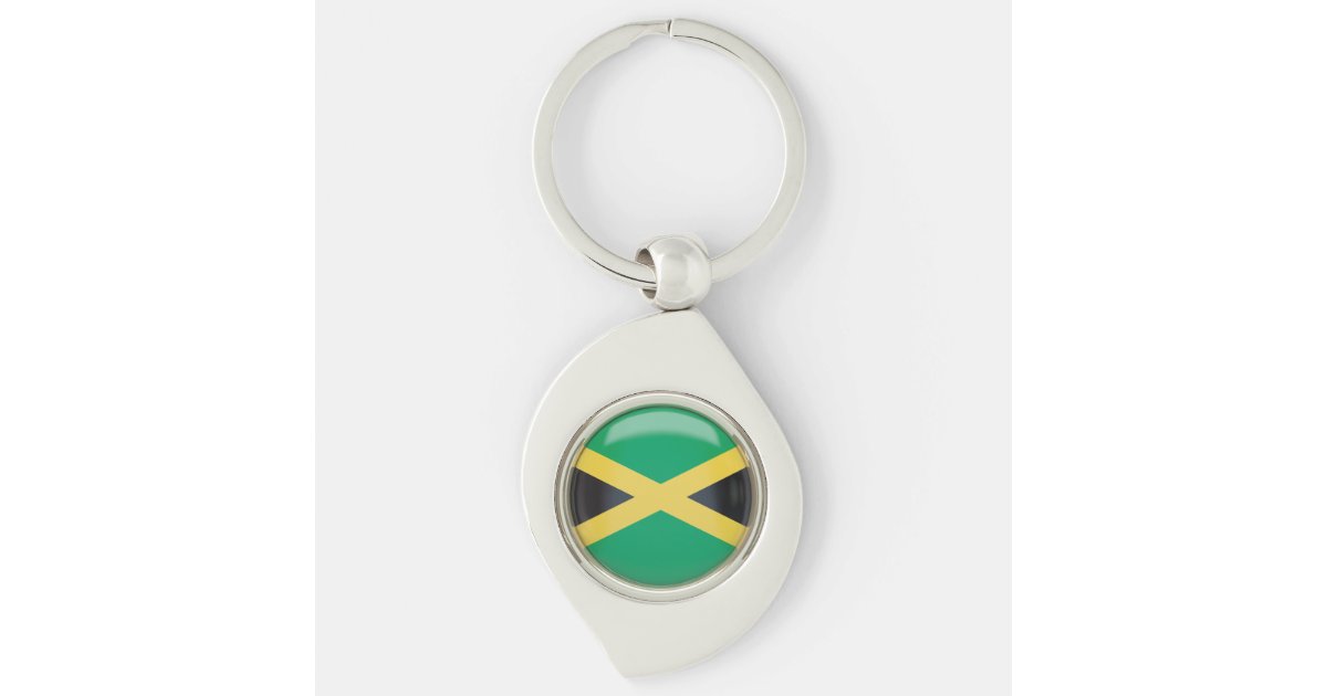 Jamaican Flag Keychain | Zazzle