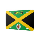 Jamaican flag license plate | Zazzle