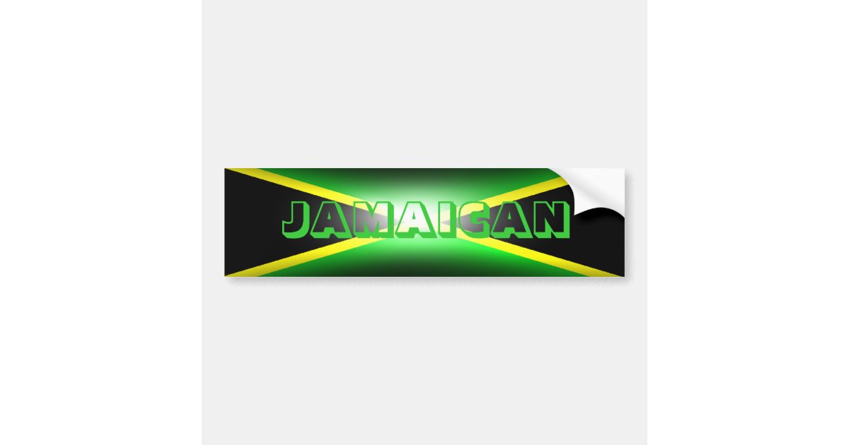 Jamaican Jamaica Bumper Sticker | Zazzle