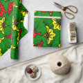 Jamaican Rasta Colors Caribbean Wedding Wrapping Paper | Zazzle