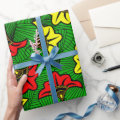 Jamaican Rasta Colors Caribbean Wedding Wrapping Paper | Zazzle