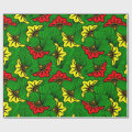 Jamaican Rasta Colors Caribbean Wedding Wrapping Paper | Zazzle