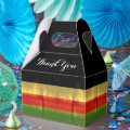 Jamaican Rasta Jamaica Beach Palm Tree Thank You Favor Boxes | Zazzle
