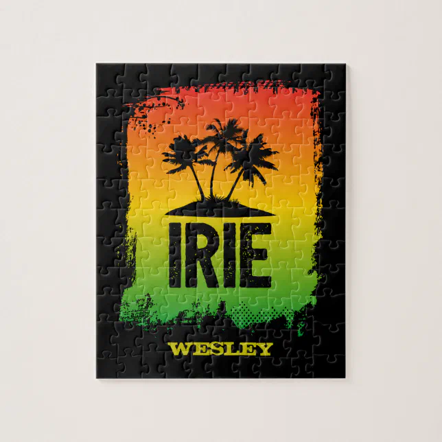 Jamaican Rastafarian IRIE Rasta Flag Colors Jigsaw Puzzle | Zazzle
