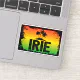 Jamaican Rastafarian IRIE Rasta Flag Colors Sticker | Zazzle