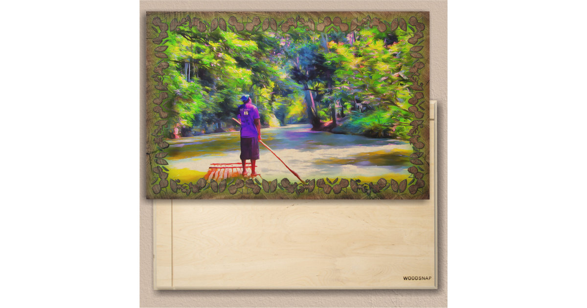 Jamaican River Raft Ride J001 Wood Wall Art | Zazzle