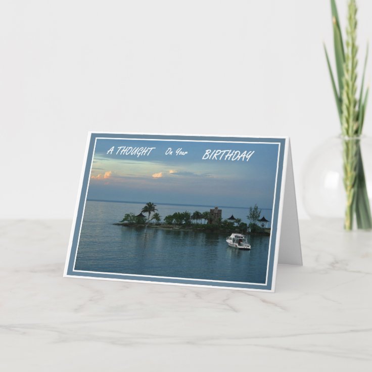 Jamaican Scene Birthday Card | Zazzle