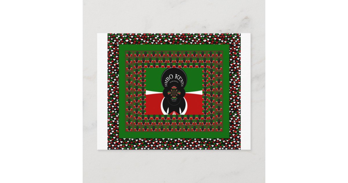 Jambo Kenya Art Print Postcard | Zazzle
