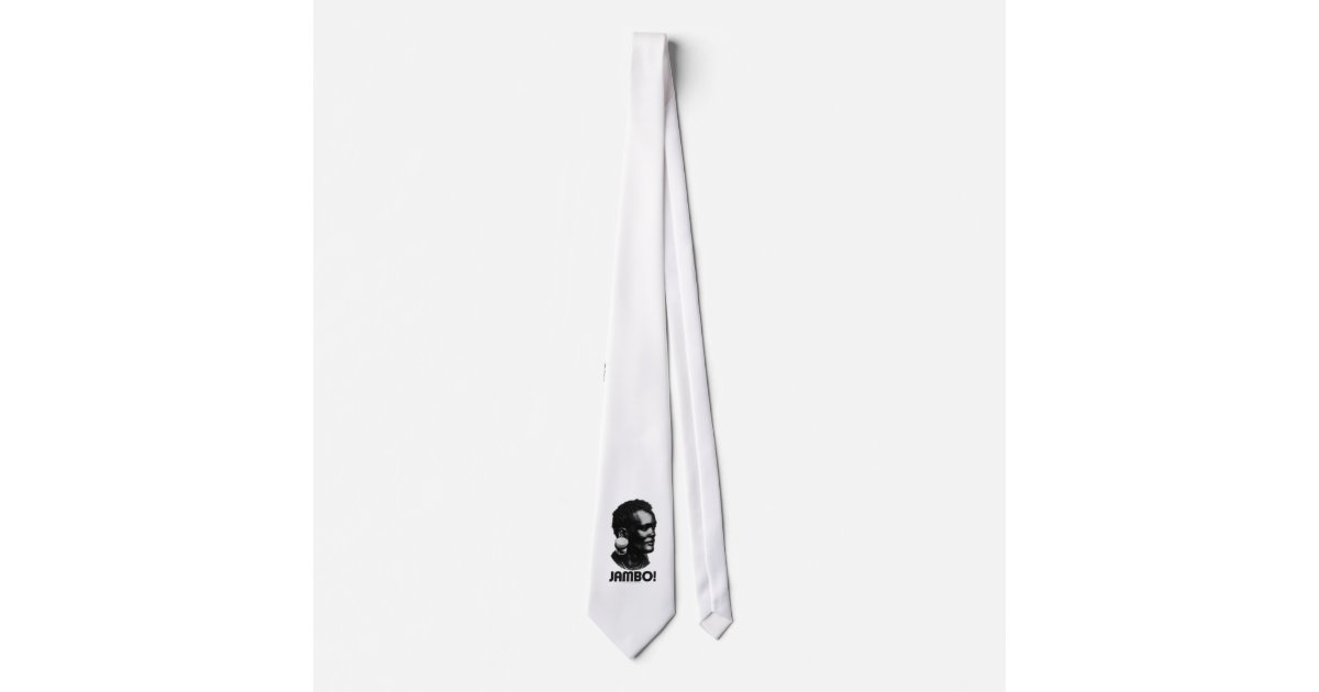 JAMBO! Swahili Greeting Tie | Zazzle