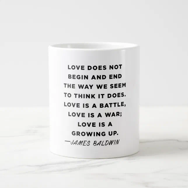 James Baldwin Quote Mug | Zazzle