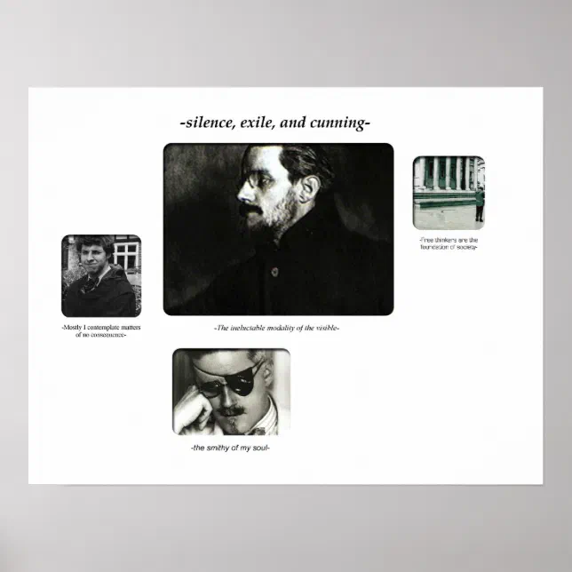 James Joyce Poster | Zazzle
