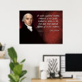James Madison Second Amendment Poster | Zazzle