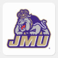 James Madison University | Duke Dog JMU Square Sticker | Zazzle