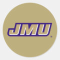 James Madison University | JMU Classic Round Sticker | Zazzle