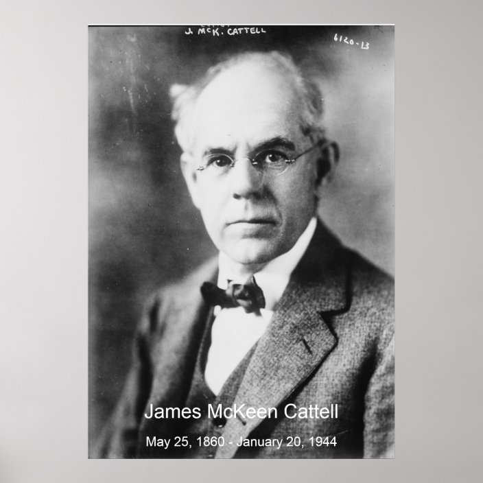 James McKeen Cattell Canvas Image Poster | Zazzle.com