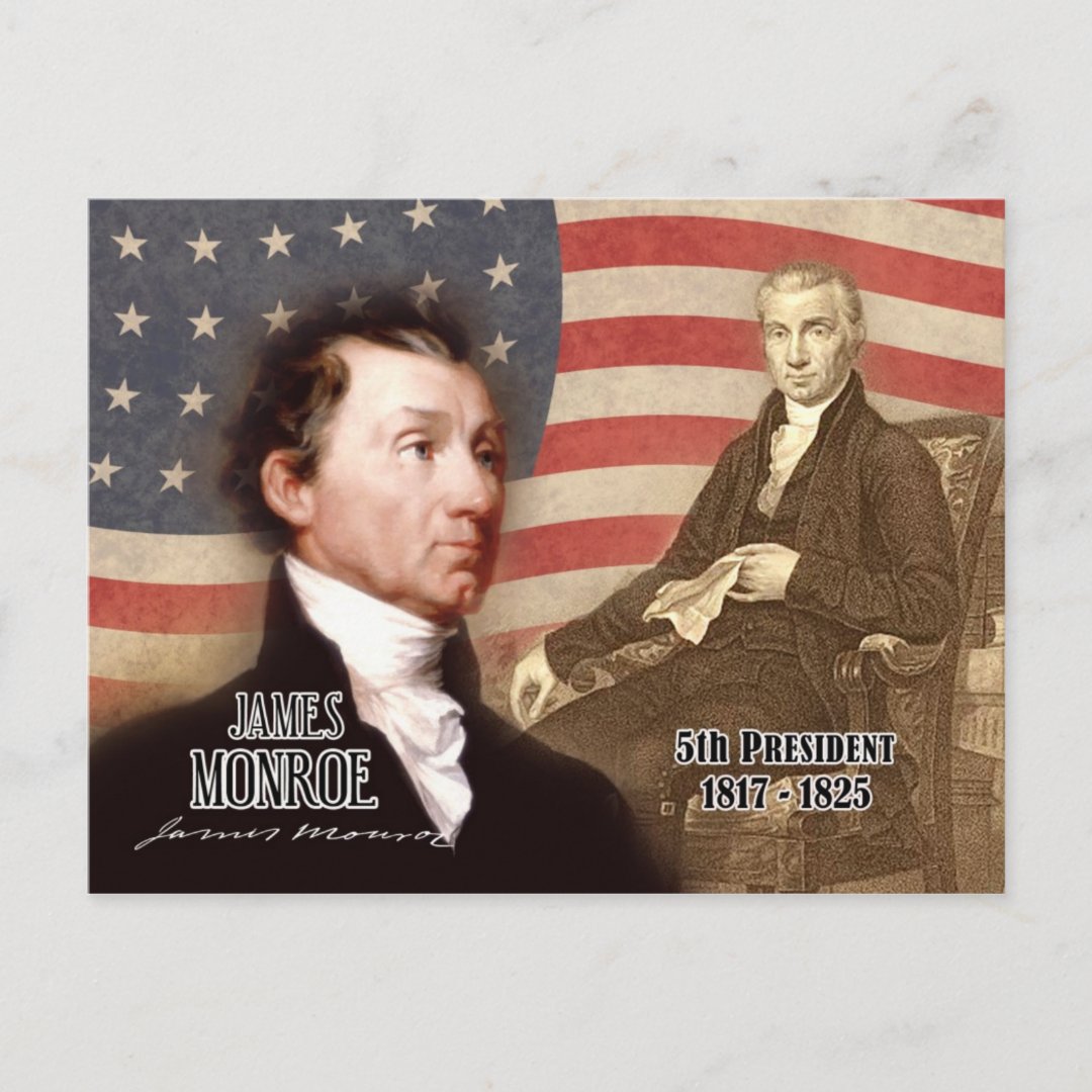 James Monroe - 5th President of the U.S. Postcard | Zazzle