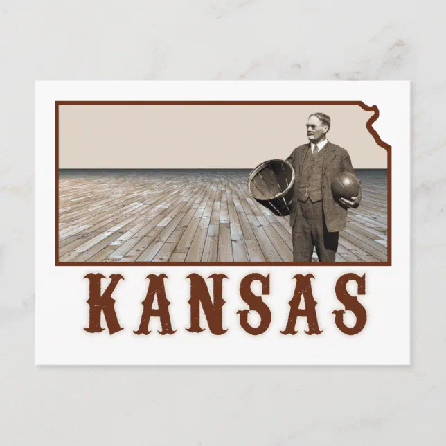 James Naismith Basketball Postcard | Zazzle