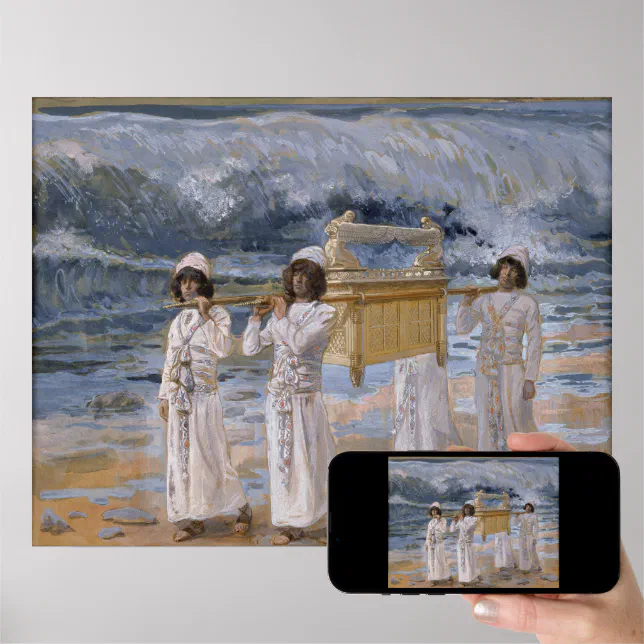 James Tissot - The Ark Passes Over the Jordan Poster | Zazzle