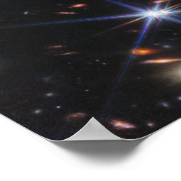 James Webb Space Telescope First Image Infrared Poster | Zazzle