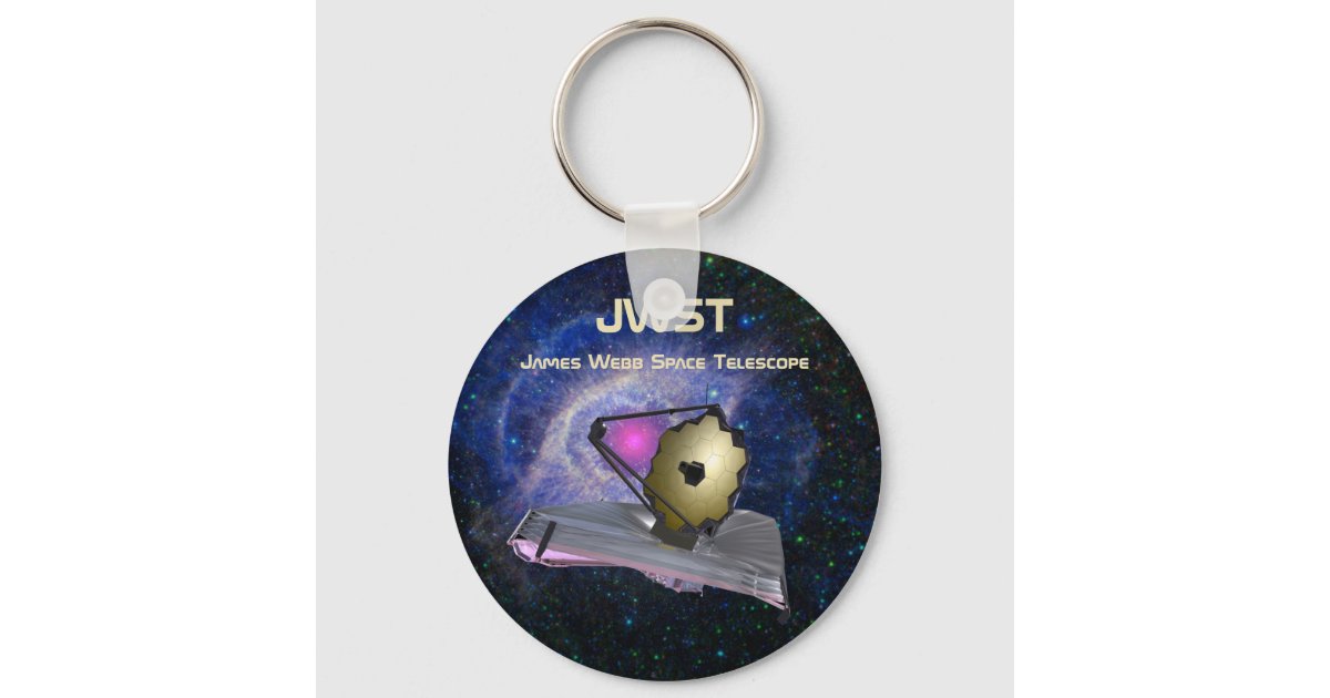 James Webb Space Telescope JWST Keychain | Zazzle