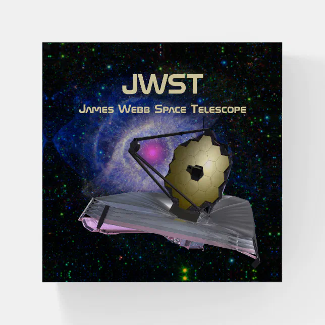 James Webb Space Telescope JWST Paperweight | Zazzle